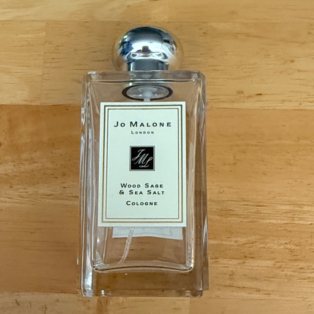 Jo Malone Clear Glass Cologne With Silver Cap - Gem